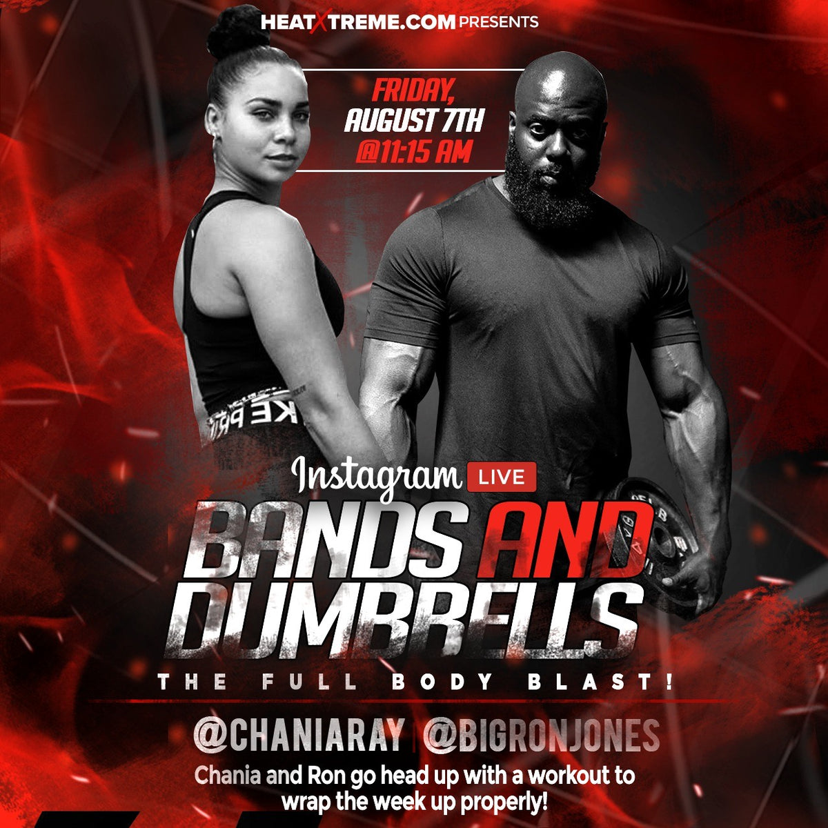 August Workout Schedule! – HeatXtreme